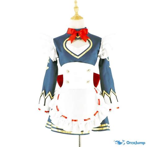 Orcajump Daji Maid Coffee Skin Cos Clothes Womens Maid Outfit