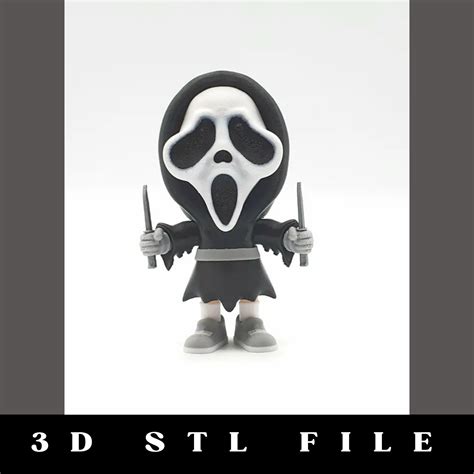 Ghost Face Scream Stl File