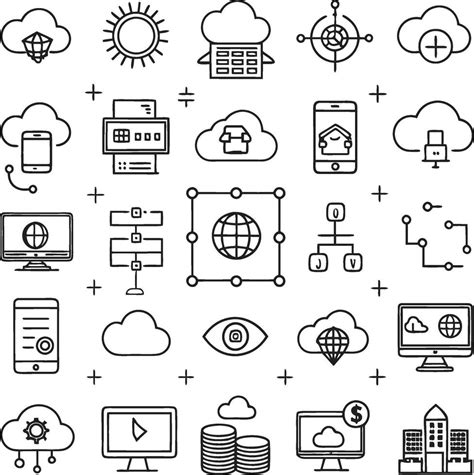 Cloud Computing Icons Set Cloud Computing Cloud Computing Cloud Computing Cloud Computing
