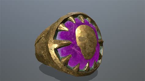Skull Ring 2 3d Model By Gizem Dilara Tek