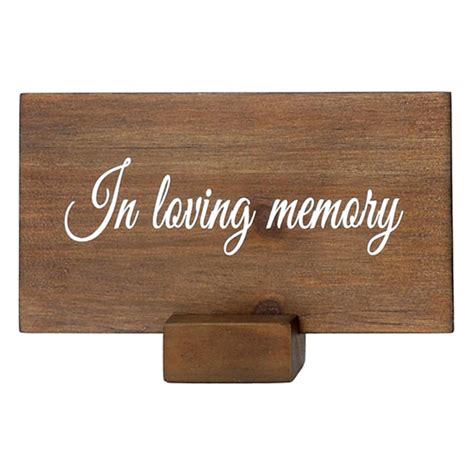 In Loving Memory Wood Sign 5