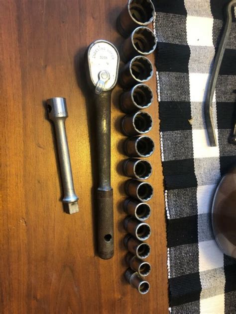 Indestro Super 1 2 Drive Sae Socket Set Ratchet Extension 12 Pt 15pcs Vtg Usa Antique Price