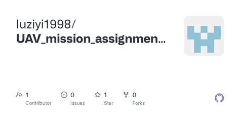 Github Luziyi1998uavmissionassignmentandpathplanning
