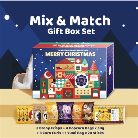 Christmas Mix And Match Assorted Snacks Set Shopee Malaysia