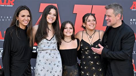 Matt Damons Daughters Are Growing Up So Fast