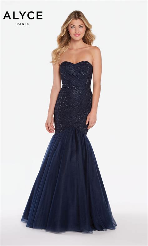 Shades Of Blue Navy Dresses Alyce Paris