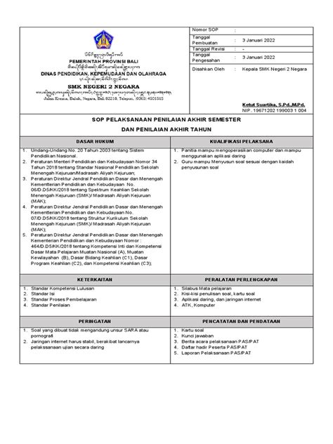 Sop Pas Pat Pdf