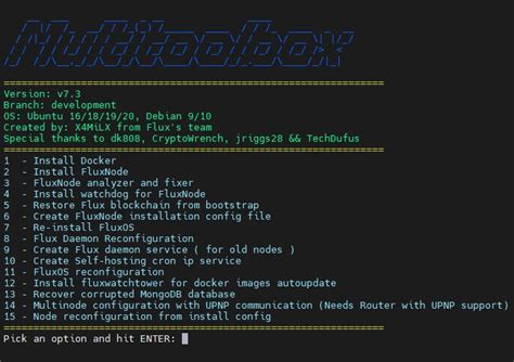 GitHub Coderofstuff Fluxnode Multitool Tools For FluxNode Operators