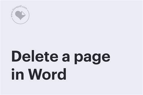 How To Delete A Page In Word 3 Simple Ways To Remove A Blank Page