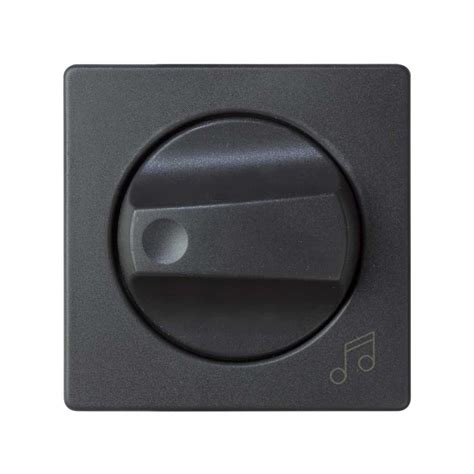 Plate For Background Music Regulators With Musical Note Symbol Graphite Simon 82 Simon