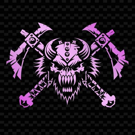 Premium Psd A Skull With A Skull And Swords On It