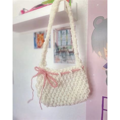 Jual Ribbon Drawstring Sling Bag Coquette Shopee Indonesia