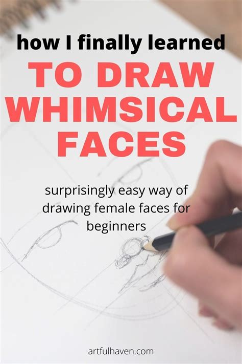 How To Draw Female Faces Whimsical Style Tutorial For Beginners Artofit