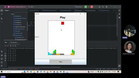 Tetris Game Using Java Youtube