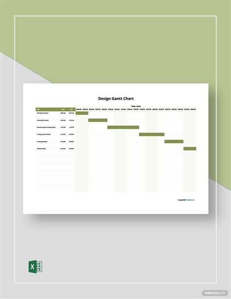 Construction Gantt Chart Template