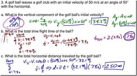 Angled Projectile Practice Regents Physics