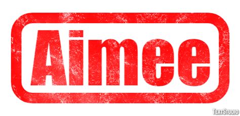 Aimee Text Effect And Logo Design Name