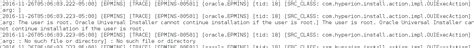 Exploits In Hyperion Fdmee Install Failing On A Linux Box In Root Mode