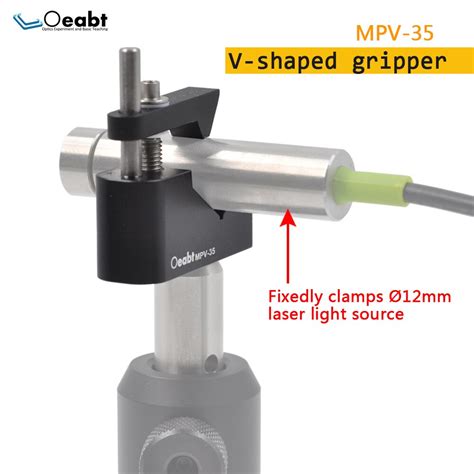 MPV V Clamp V Type Adjuster Cylinder Mount Used ForSmall Laser Diode Fiber Collimation Set Up