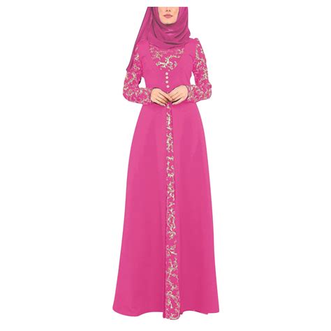 Womens Dresses For Wedding Guest Short Sleeve Dress Kaftan Arab Jilbab