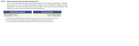 solved m3 16 ﻿inferring transactions from financial