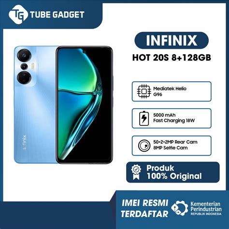 Jual Infinix Hot 20S 8/128GB Garansi Resmi 1 Tahun (INSTAN SAME DAY ...
