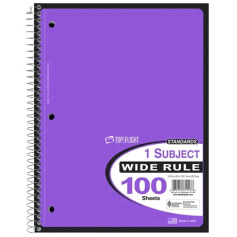 Top Flight Notebook 8 25 X 10 5 In Ralphs