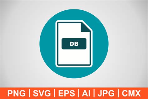 Vector Db Icon Graphic By Iyikon · Creative Fabrica