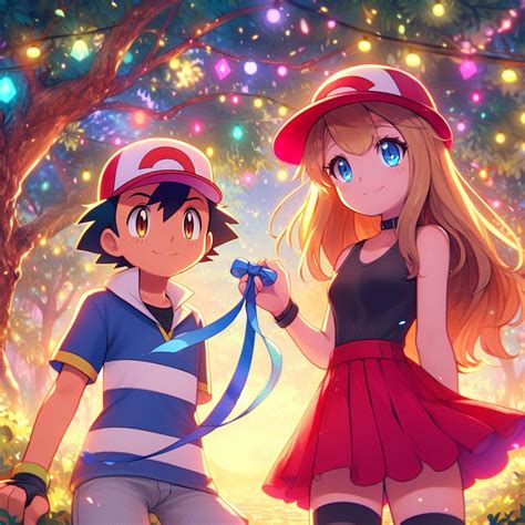 Ash X Serena Pokemon By Amourshippingworld On Deviantart
