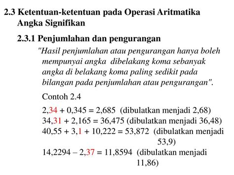 PPT 2 ATURAN PEMBULATAN DAN ANGKA SIGNIFIKAN PowerPoint Presentation