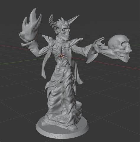Dragon Lich By Dw Frydendall Download Free Stl Model