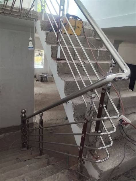 Railing Design Steel Steel Railing Designs For Stairs Price 548 8