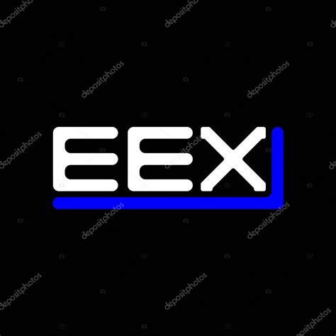 Diseño Creativo Del Logotipo De La Letra Eex Con Gráfico Vectorial