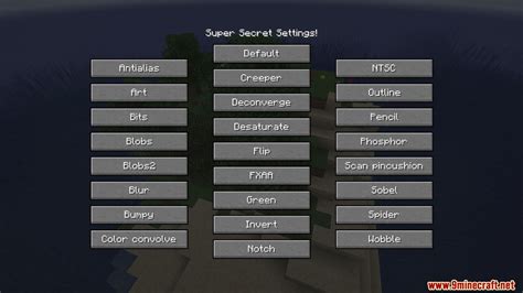 Super Secret Settings Mod 1 19 1 18 2 Graphic Mc Mod Net
