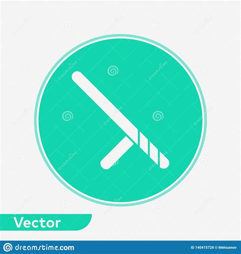 S Mbolo De La Muestra Del Icono Del Vector Del Bast N Stock De