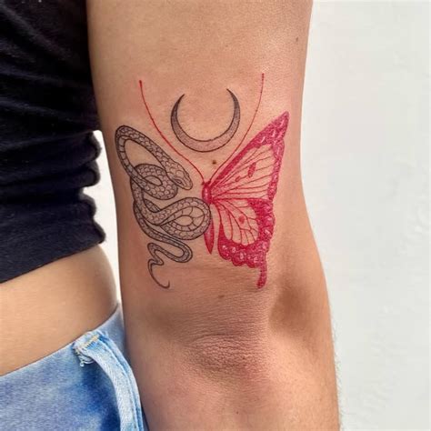 46 Red Butterfly Tattoo Designs With Meanings That Will Amaze You Red