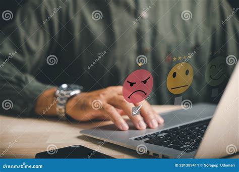 Negative Customer Feedback Concept Stock Image Image Of Choice