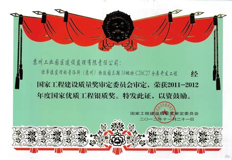 资质荣誉 中衡设计集团工程咨询有限公司