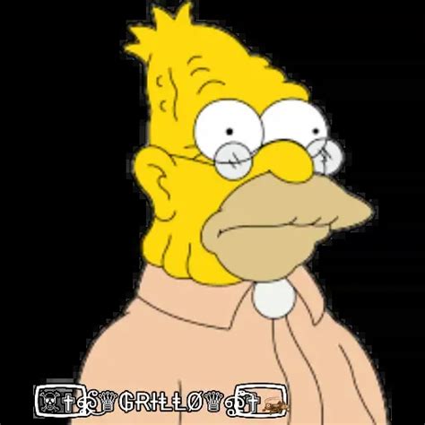 Abuelo Simpson Paket Stiker Stickers Cloud