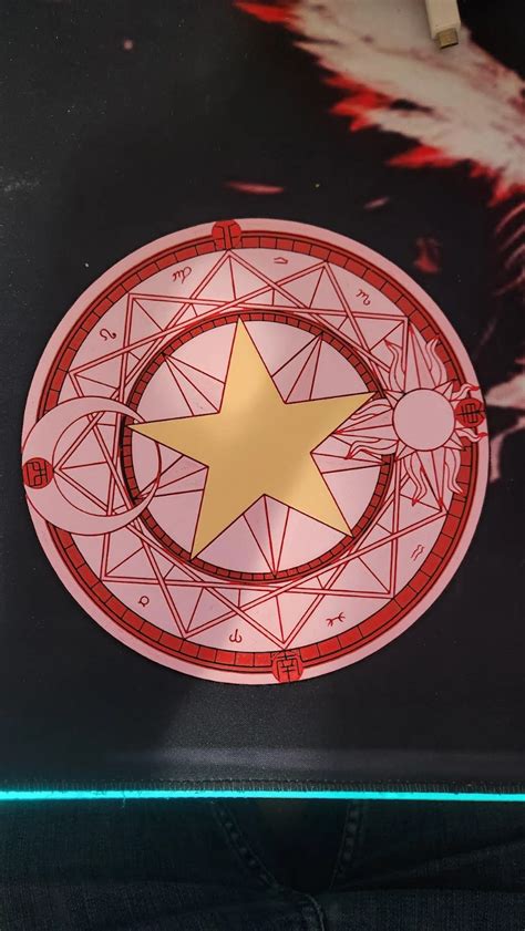 Cardcaptor Sakura Circle Hueforge By The Wild Derrito Makerworld