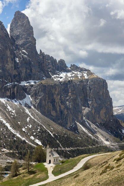 Premium Photo Beautiful Passo Gardena In The Dolomites Of Italy