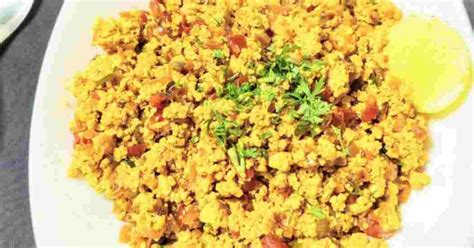 Paneer Bhurji Scrambled Cottage Cheese Just A Pinch Recipes