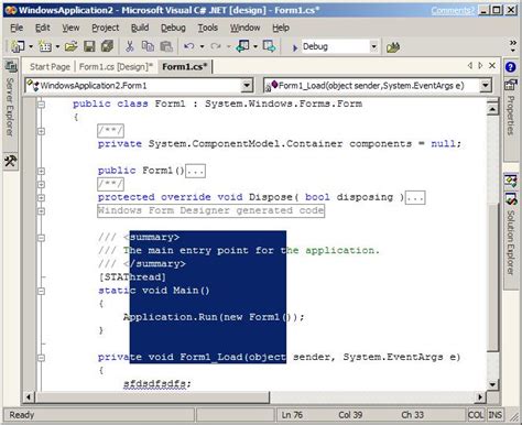 Cool Visual Studio Net Ide Features