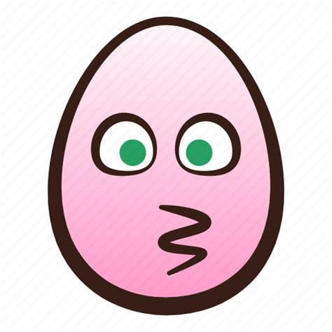 Easter Egg Emoji Face Funny Head Kissing Icon Download On