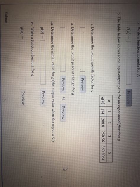 Solved A The Table Below Shows Some Input Output Pairs For