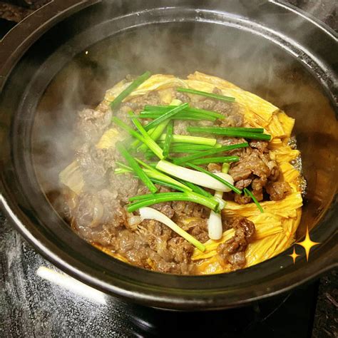 【香迷糊！沙茶牛肉煲的做法步骤图】做饭小趣下厨房