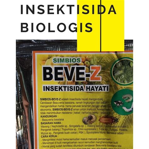Jual Insektisida Hayati Beauveria Bassiana BEVE Z 100 Gram Insektisida