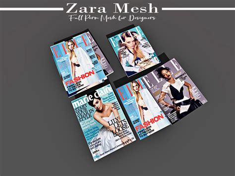 Second Life Marketplace Zara Mesh Deco Magazines Full Perm Mesh