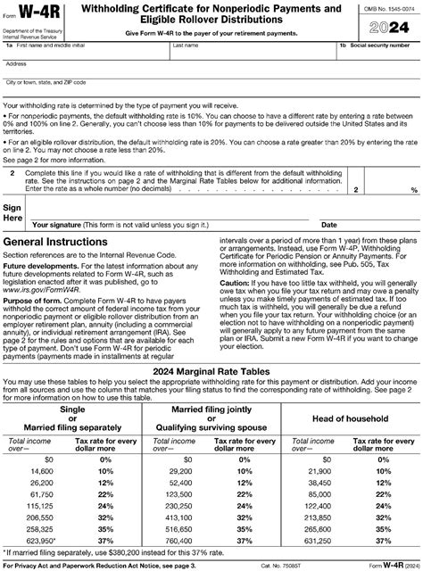 IRS Releases 2024 Form W 4R Wolters Kluwer Worksheets Library