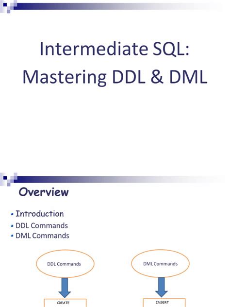 Sql Presentation 1 Pdf